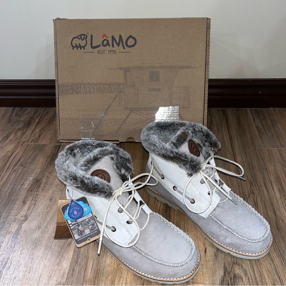 Lamo | Shoes | New Lamo Autumn White Dove Winter Boots | Poshmark